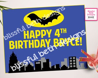 Batman birthday | Etsy