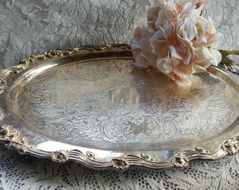 Silver tray | Etsy