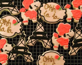 Paris cookies | Etsy