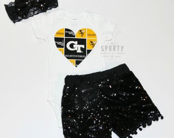 Georgia tech baby | Etsy