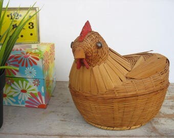Wicker chicken | Etsy