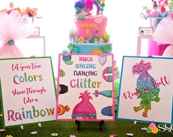 Trolls welcome sign | Etsy