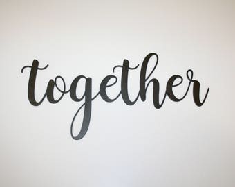 Together signs | Etsy