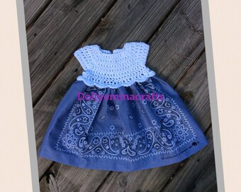 Crochet yoke dress | Etsy