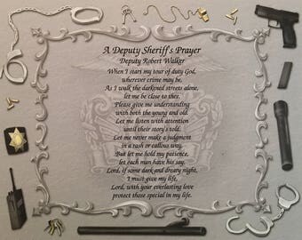 Sheriff prayer | Etsy