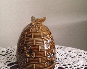 Ceramic honey pot | Etsy