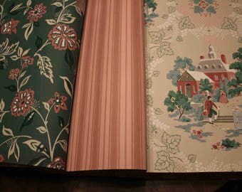 Vintage wallpaper | Etsy