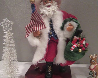 Patriotic santa | Etsy