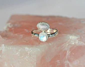 Seashell ring | Etsy