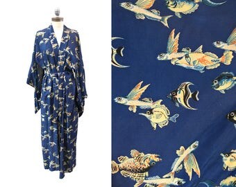 Flying fish print | Etsy