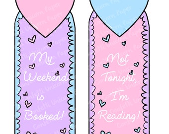 Girly bookmark | Etsy