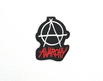 Chaos Patch Black Large for Back Patch or Bag anarchy