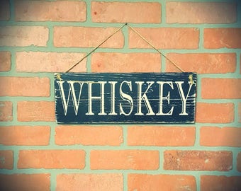 Whiskey sign | Etsy