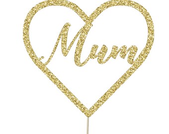 Mom cake topper | Etsy