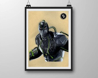 ORIGINAL BANE pencil drawing