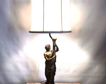 Chalkware lamp | Etsy