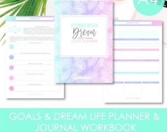 Goal planner | Etsy