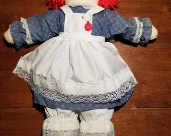 Vintage rag doll | Etsy