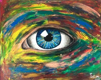 Eye iris print | Etsy