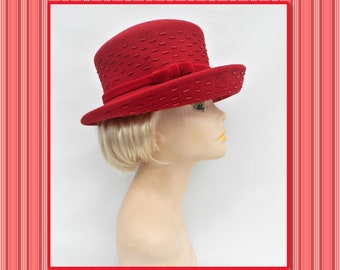 Womens red hats | Etsy