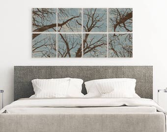 Pine tree art | Etsy