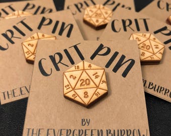 Dice felt garland D20 critical role fail or hit Tabletop decor