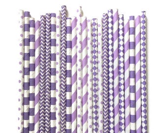 Purple straws | Etsy