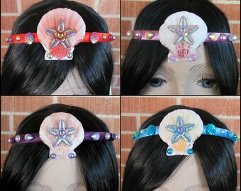 Sea shell headband | Etsy
