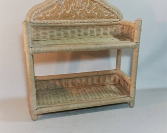 Wicker wall shelf | Etsy