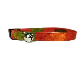 Autumn Cat Collar Fall Cat Collar Holiday Cat Collar Leaves