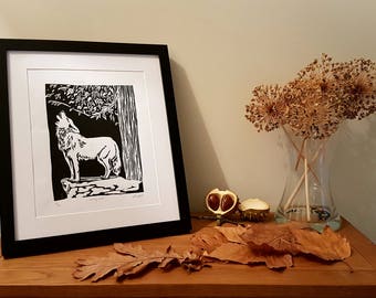Lino print | Etsy