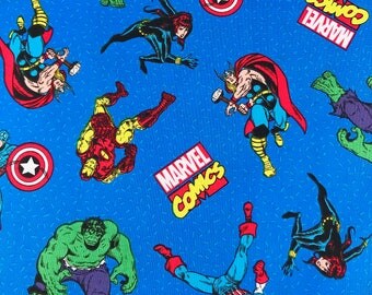 Super hero fabric | Etsy