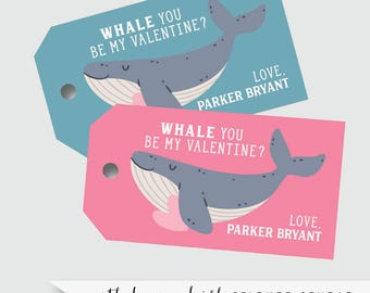 Whale valentine | Etsy