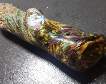 Purple glass pipe | Etsy