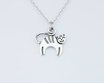 Vintage Kitty Cat Sterling Silver Book Page Mark Collectible