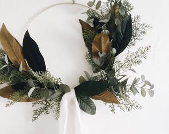 Modern wreath | Etsy
