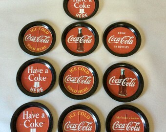 Coca cola coasters | Etsy