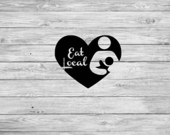 Breastfeeding decal | Etsy