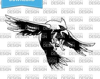 Flying bird svg | Etsy