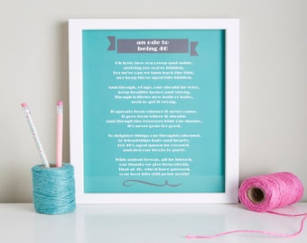 Birthday poem | Etsy