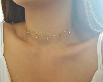 Dainty choker | Etsy