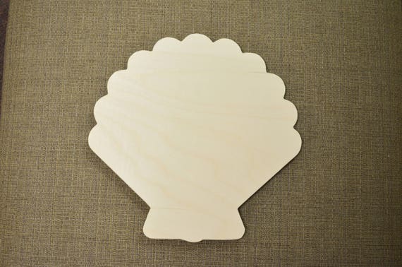 Sea Shell Cut Out Sea Shell Shape Wooden Sea Shell Ocean