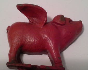 Pig wall hook | Etsy