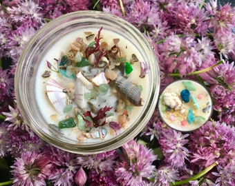 Seashell candle | Etsy