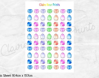 Baby bottle stickers | Etsy