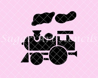 Train stencil | Etsy