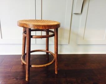 Vintage wood stool | Etsy