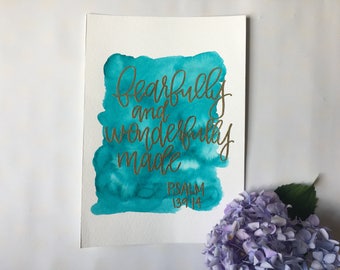 Bible verse art | Etsy