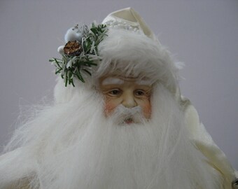 Santa tree topper | Etsy