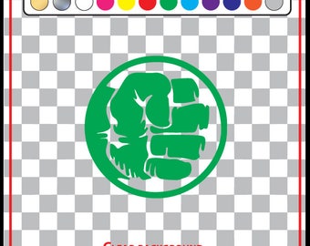 Hulk decal | Etsy